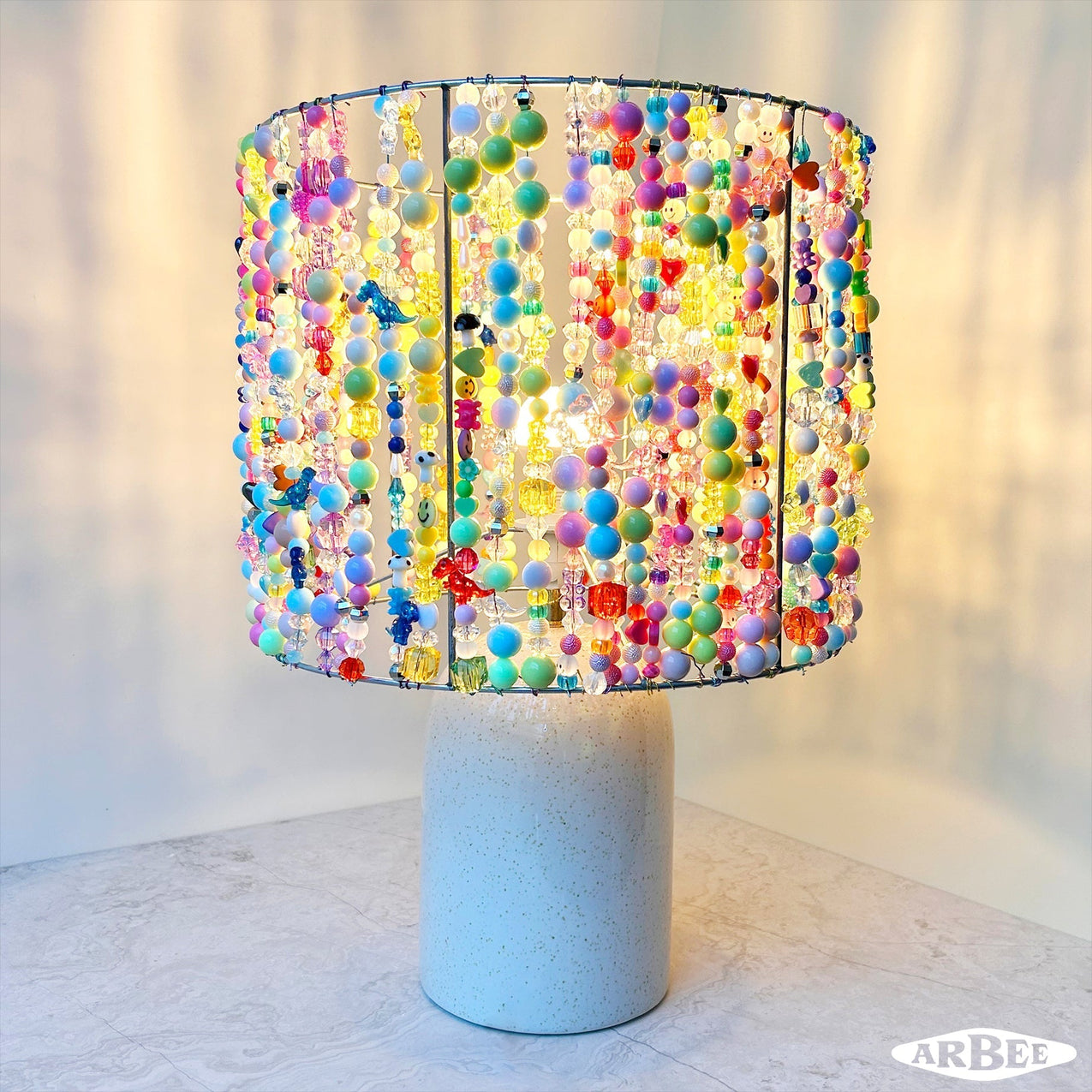 How to Make a DIY Beaded Lamp Shade – Arbee Craft