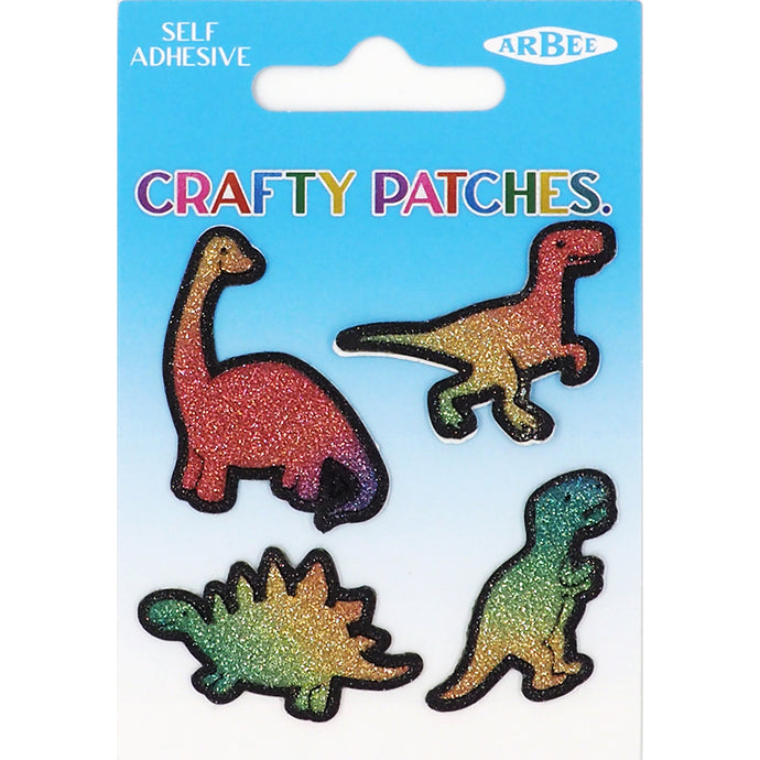 PATCH RAINBOW GLITTER DINOSAURS – Arbee Craft