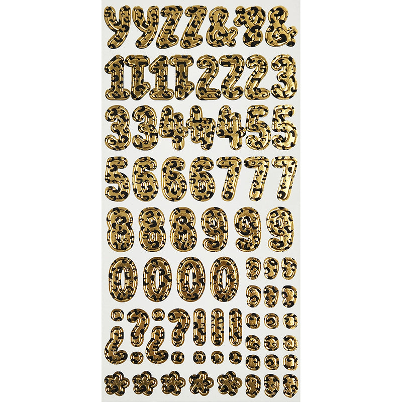 DIMENSIONS STICK ALPHA ANIMAL PRINT – Arbee Craft