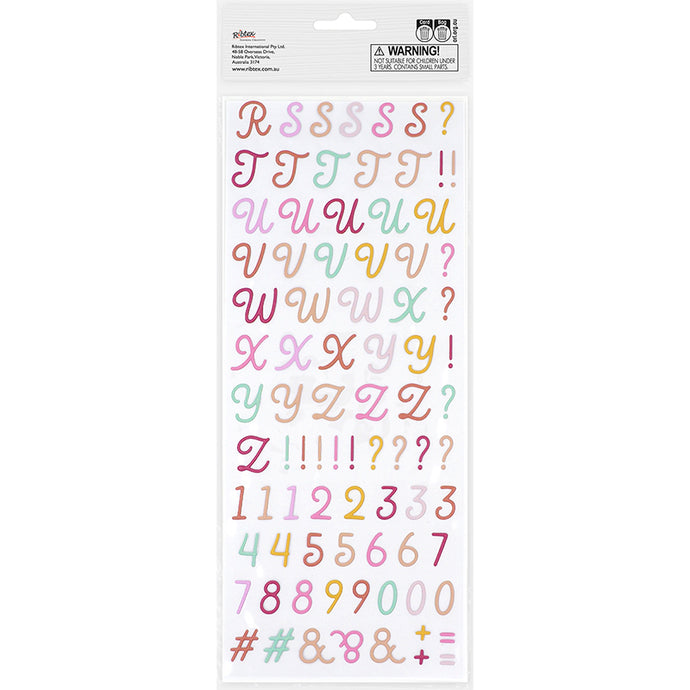 DIMENSIONS COWBOY DISCO PUFFY ALPHABET – Arbee Craft