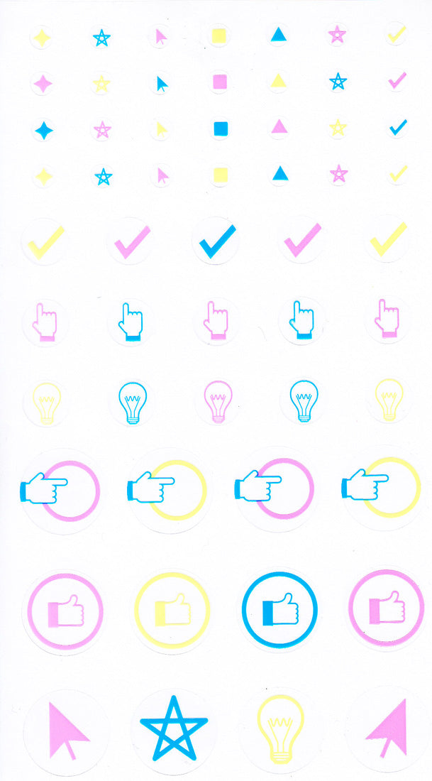 STICKERS FLURO HAND – Arbee Craft