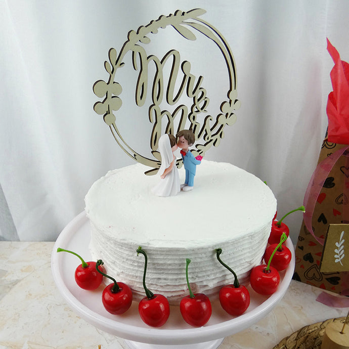 CAKE TOPPER 3D RESIN BRIDE AND GROOM 2PC – Arbee Craft