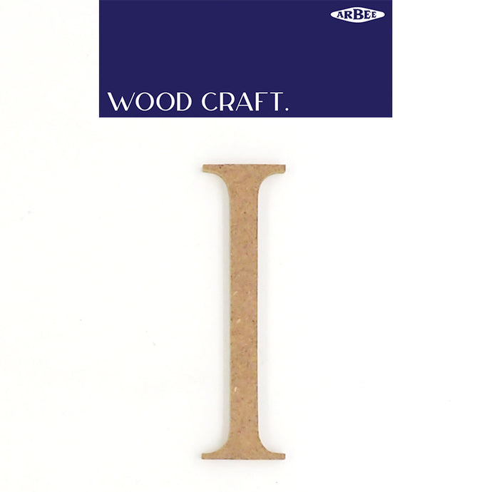 WOODEN ALPHABET LETTER MEDIUM I – Arbee Craft